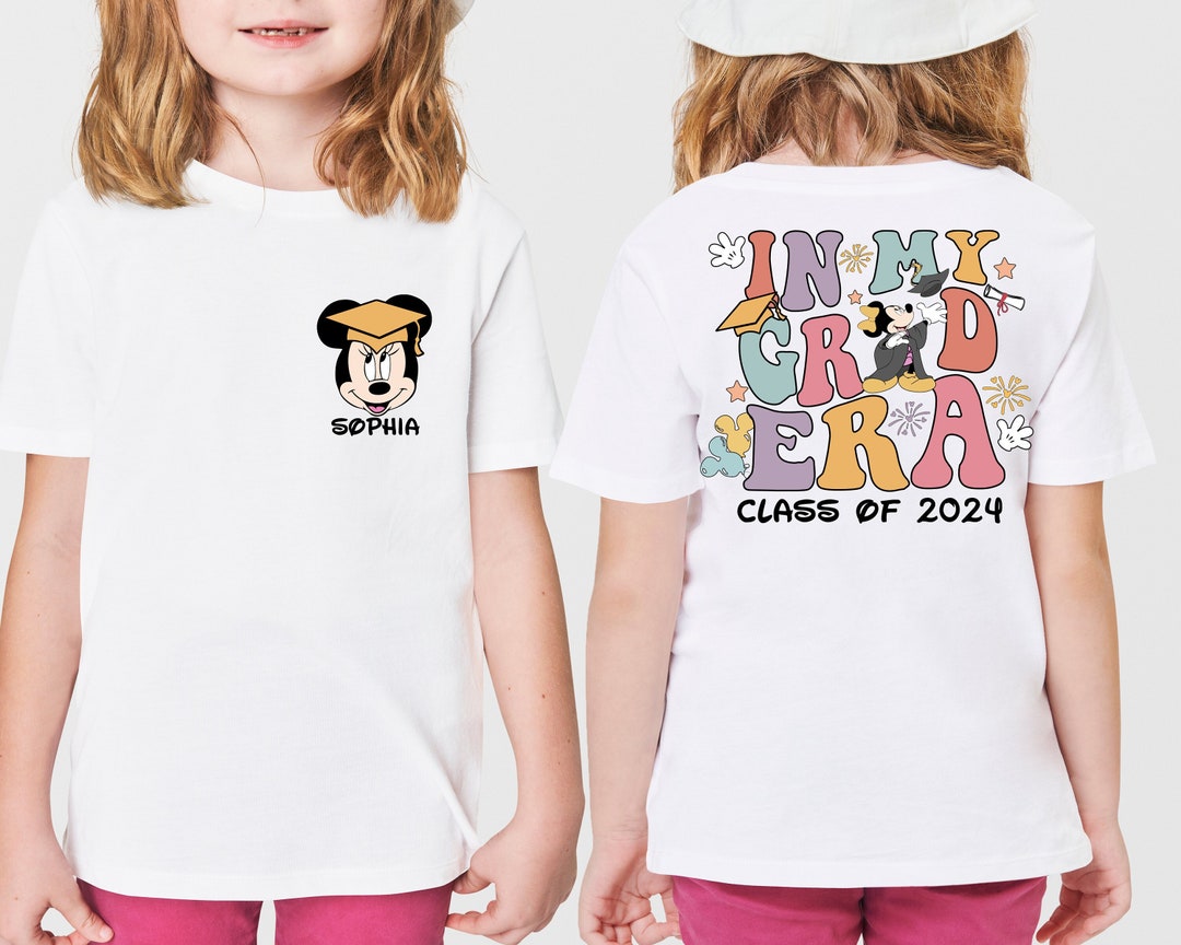 Disney Graduation Shirt, Mickey Senior 2024 Shirt, in My Grad Era Shirt ...