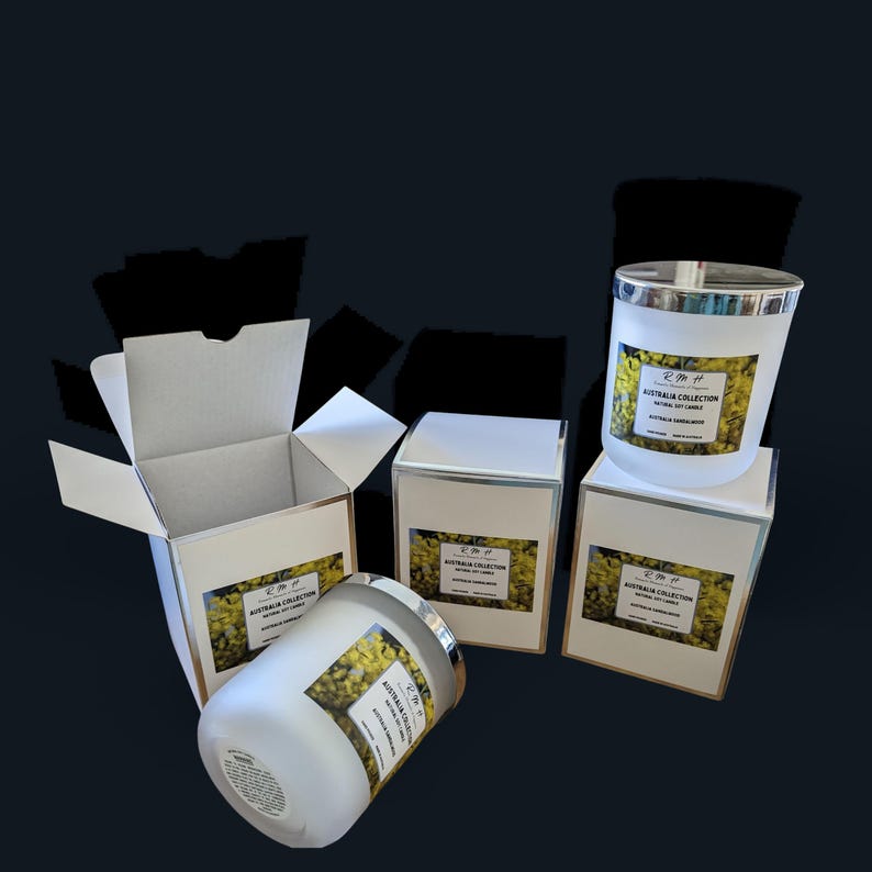 Australian Native Scented Candles Trio Bushland Essence Gift Set Hand ...