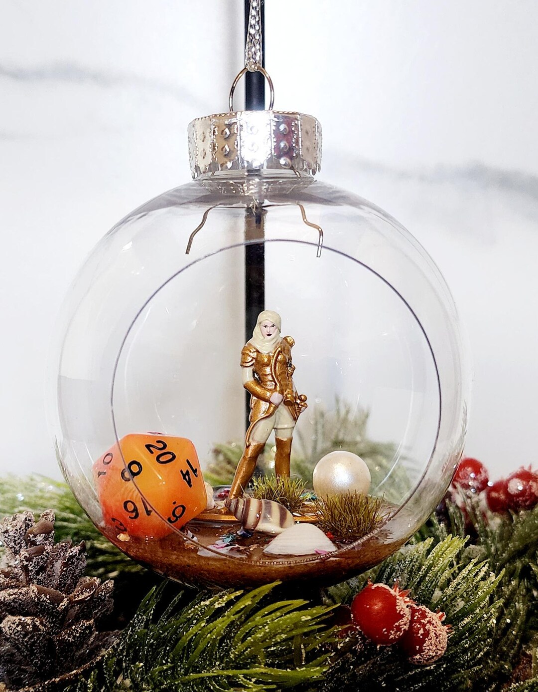 Handmade Elf Paladin Christmas Ornament - Etsy