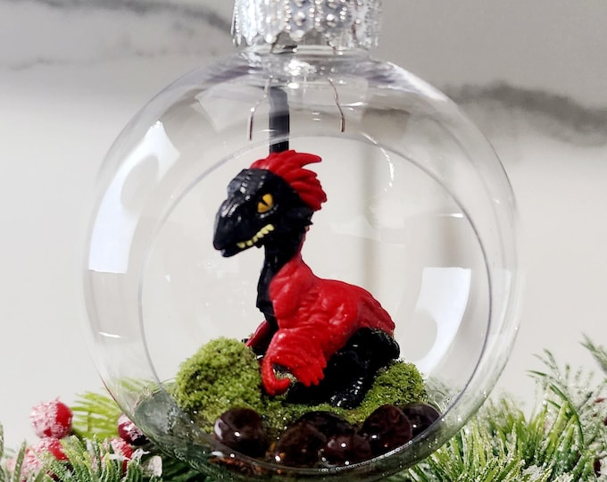 Pyroraptor Christmas Ornament, Jurassic World, Jurassic Park, Dinosaur ...