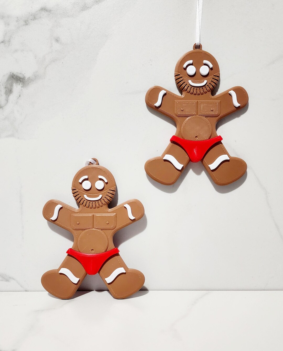 Rugged Gingerbread Man, Bearded Cookie Man, Gag Gift - Etsy