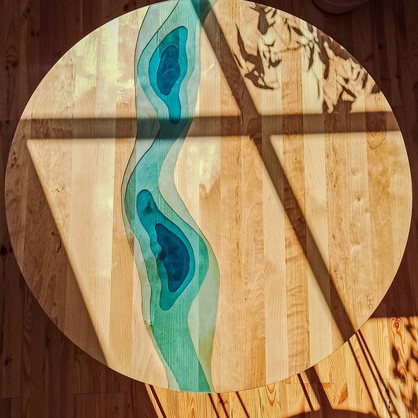 Round River Table - Etsy