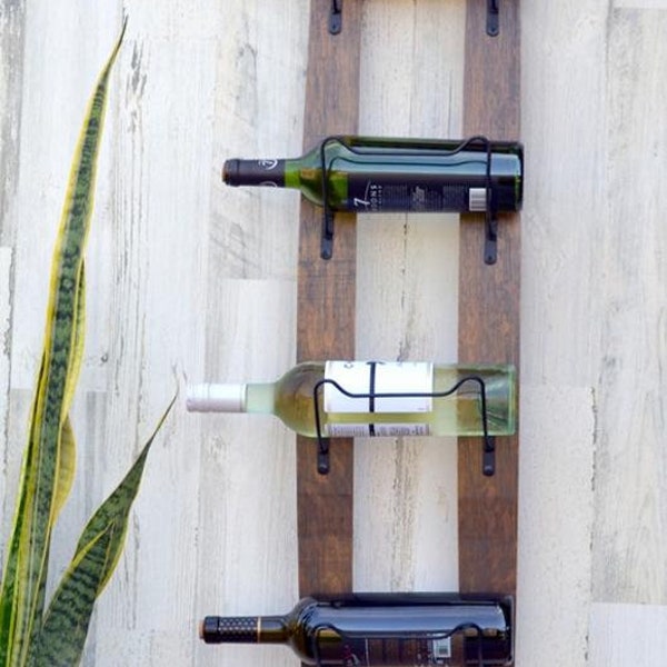 Rustic Wine Rack - Etsy