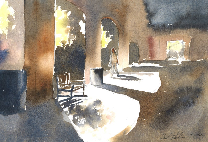 Luminous Watercolor Painting Print 8x10 Fine Art - Etsy