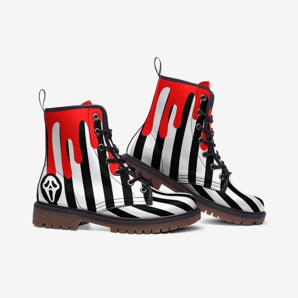 Horror Inspired Combat Boots - Etsy