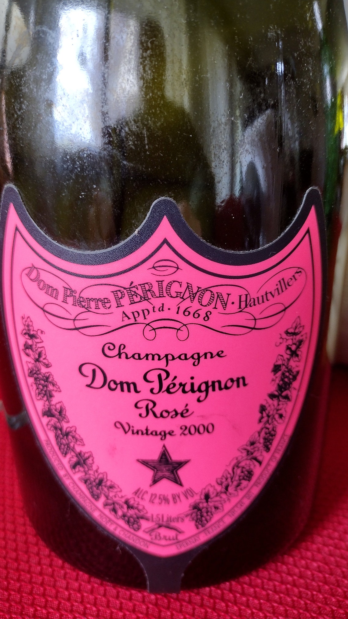 Vintage 2000 Dom Perignon lighted Bottle Lamp SALE - Etsy