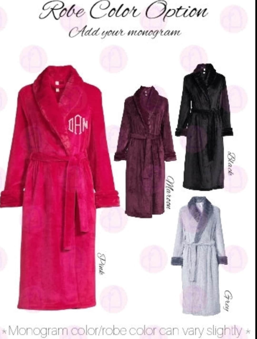 Personalized Robes|personalized Women Robe|monogram Embroidered Robe ...