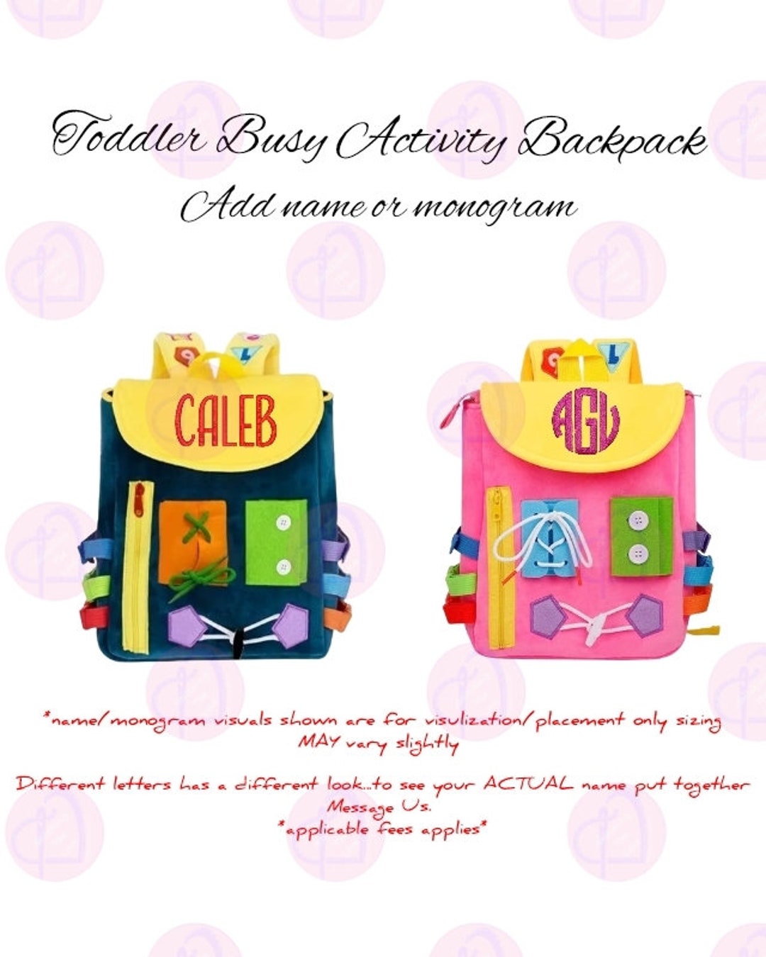 Activity Toddler Backpackbusy Board Toddler Backpacktoddler Backpack ...