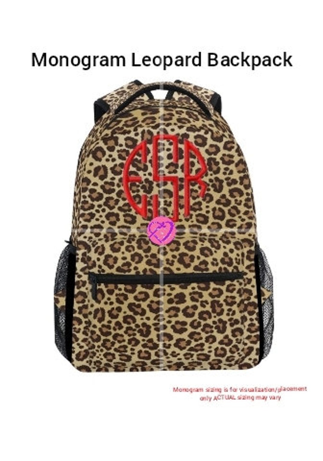 Leopard Backpack|leopard Personalized Backpack|embroidered Back Pack ...
