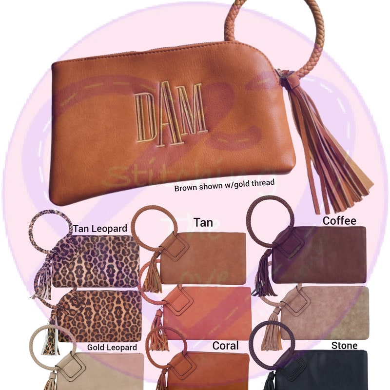 Monogrammed Wristlet - Etsy