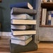 Unique Stack of Books End Table - Etsy