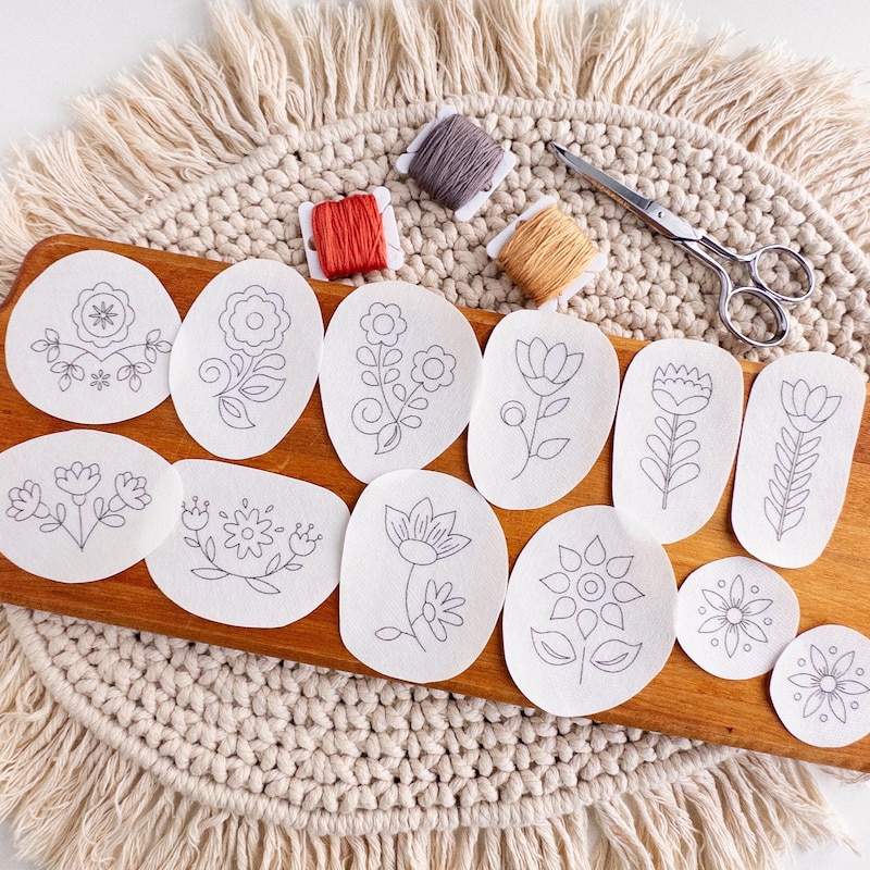 Modern Folk Embroidery - Etsy