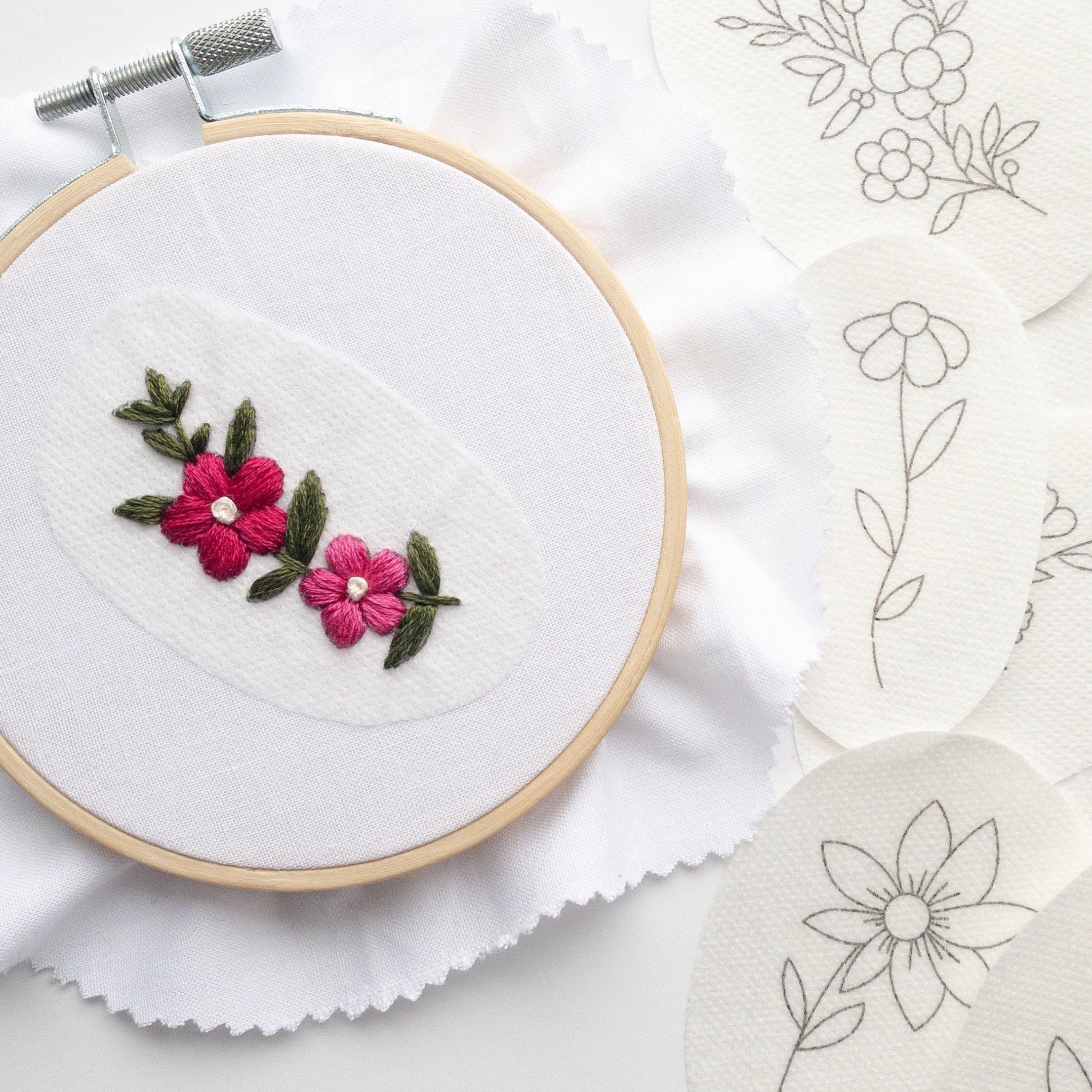 Simple Hand Embroidery Designs For Tablecloth