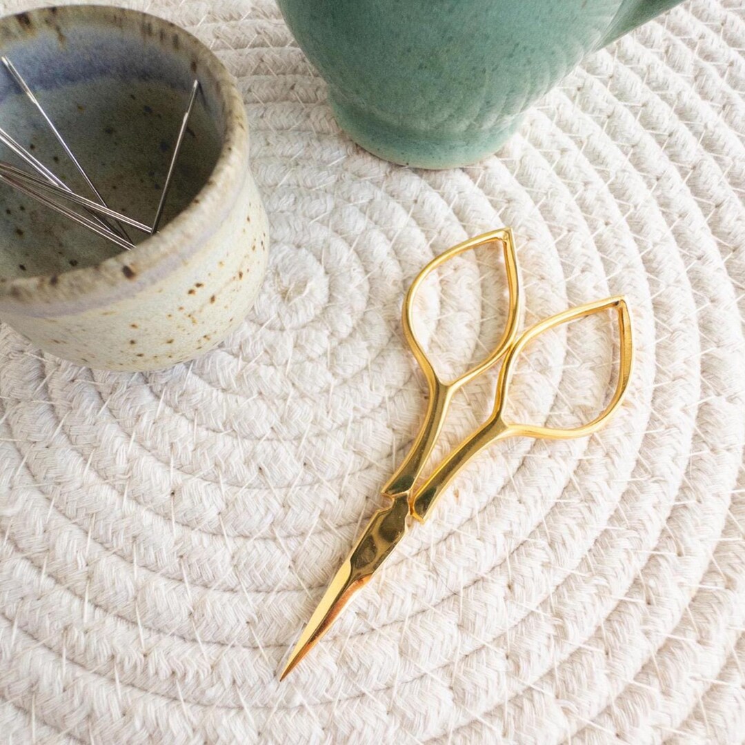Vintage-style Gold Embroidery Scissors - Etsy