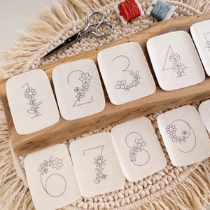 Numbers Embroidery Designs | Stick and Stitch Embroidery Floral Number ...