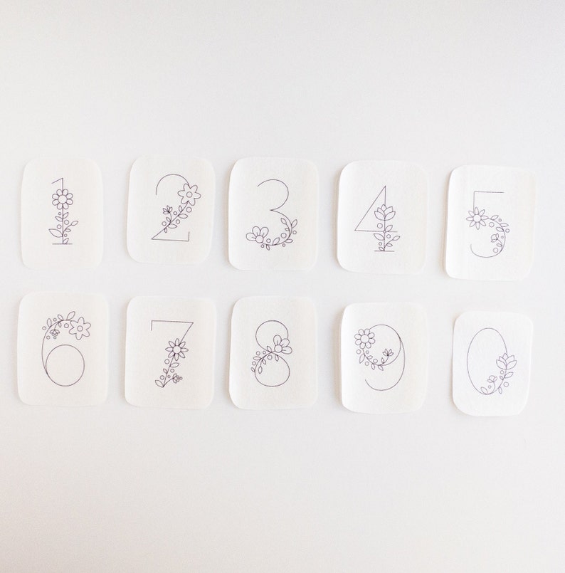 Large Table Number Embroidery Designs | Stick and Stitch Embroidery ...
