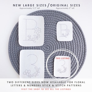 Numbers Embroidery Designs | Stick and Stitch Embroidery Floral Number ...