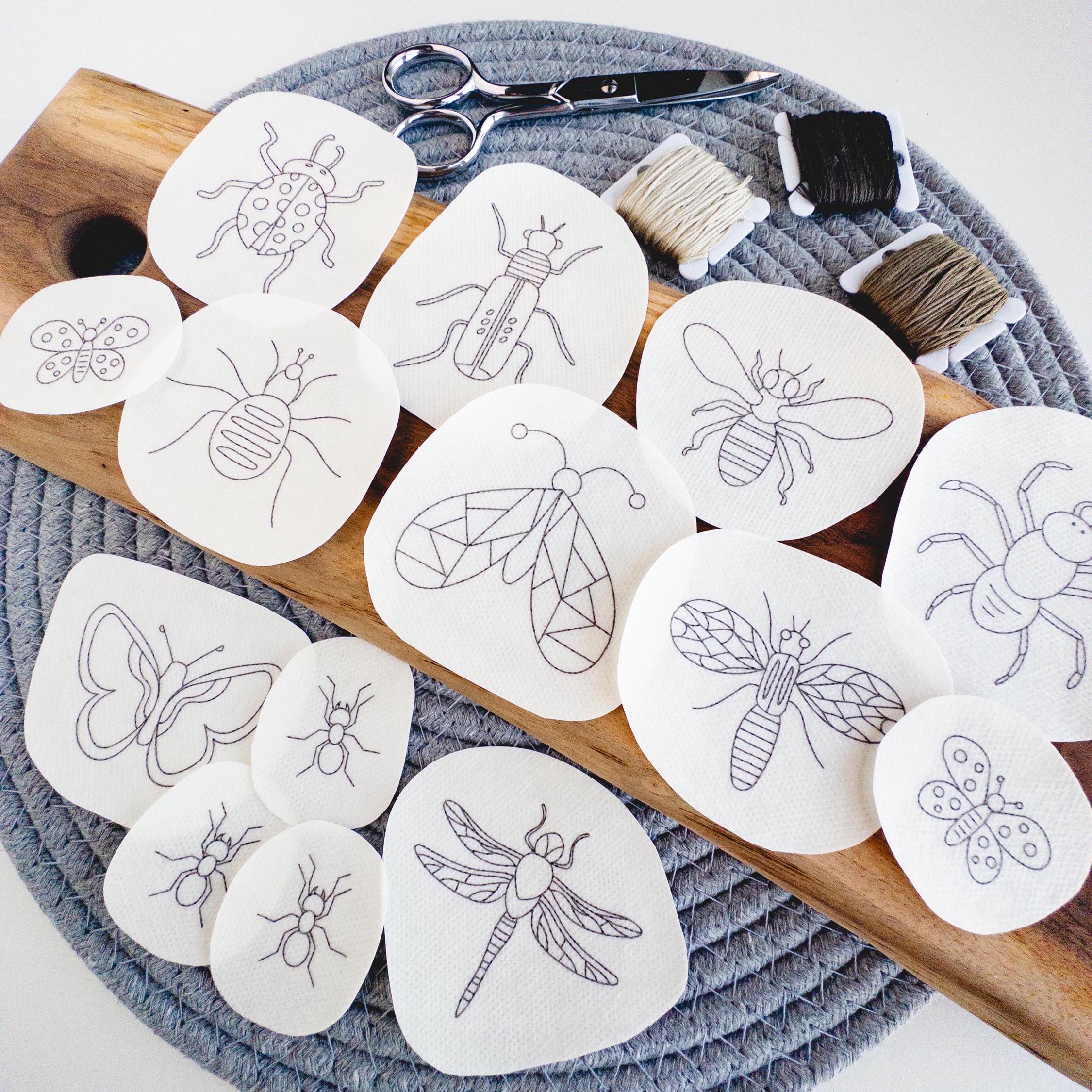 Insect Stick and Stitch Embroidery Designs | Stick and Stitch Bug ...