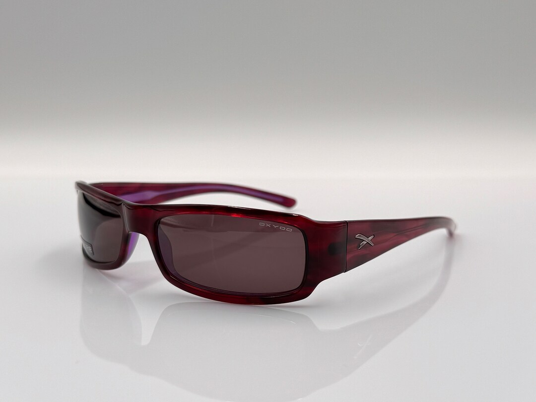 Oxydo Vintage Sunglasses, Men’s & Women’s Unique Deep Purple Wrap ...