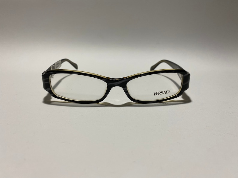 Versace Vintage Designer Rectangle Eyeglasses Unique Mod.3034 - Etsy