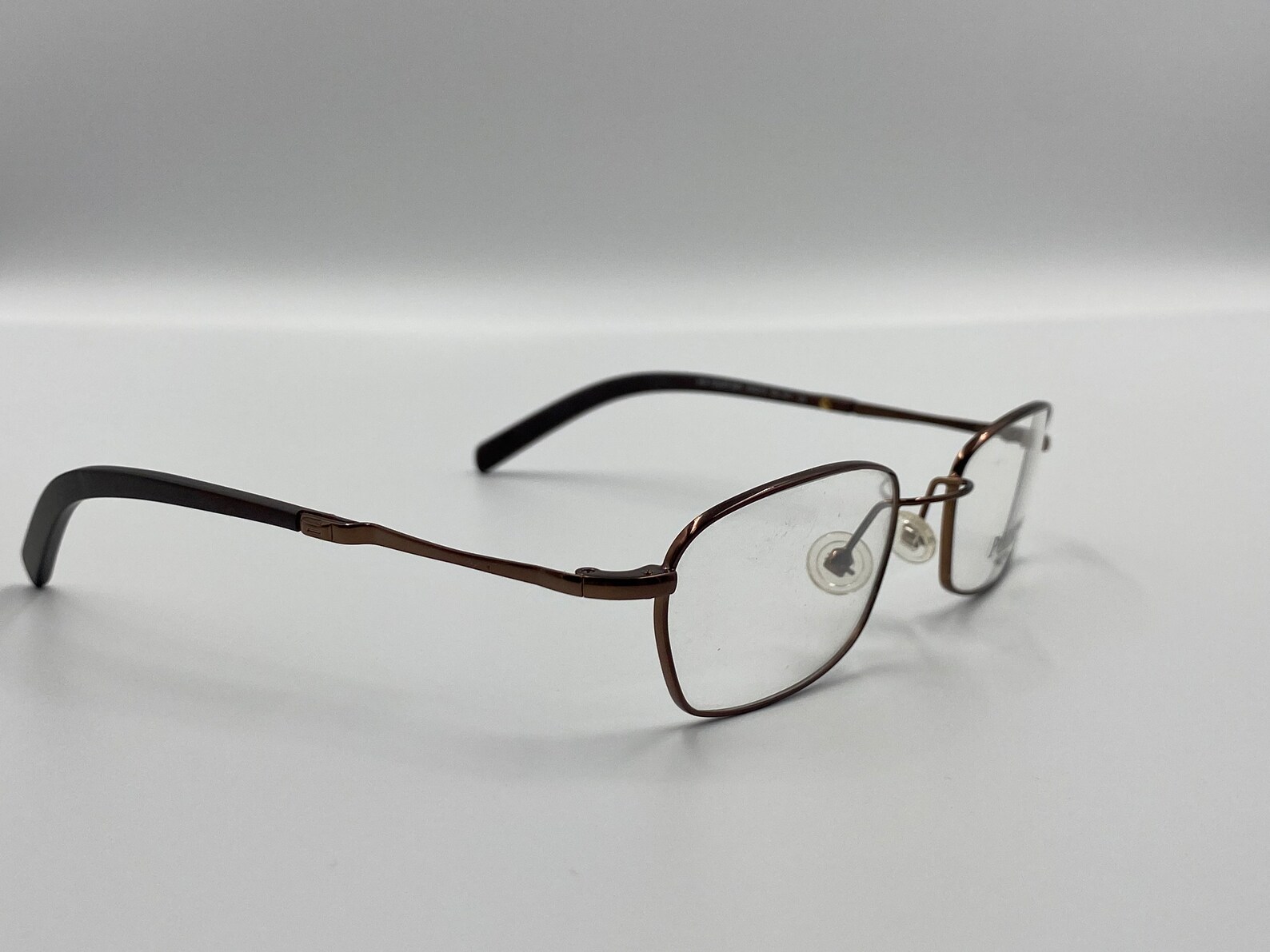 Police Mod.2631 Vintage Rectangle Eyeglasses, Bronze Metallic Glasses ...