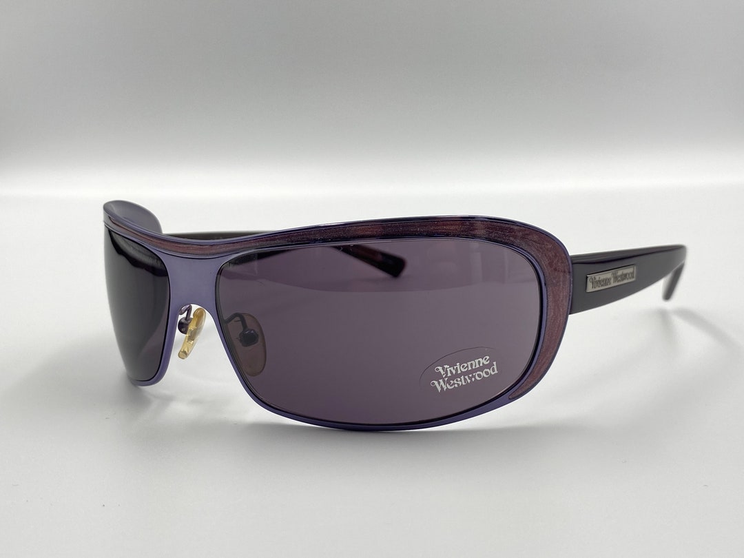 Vivienne Westwood VW54403 Vintage Designer Shield Women Sunglasses ...
