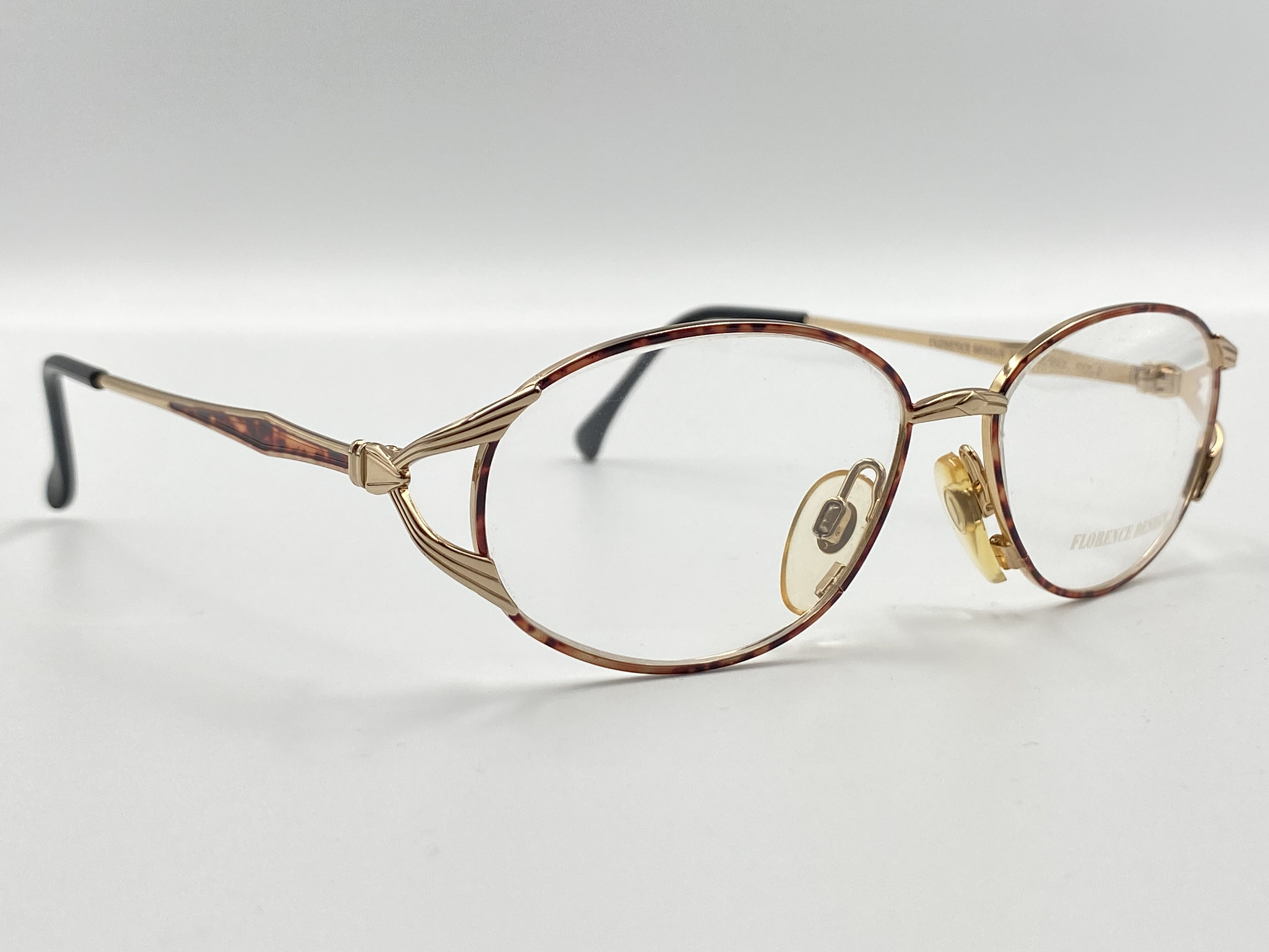 Linea Pitti Florence Design Vintage Oval Gold Eyeglasses , 80s, Mod.398 ...
