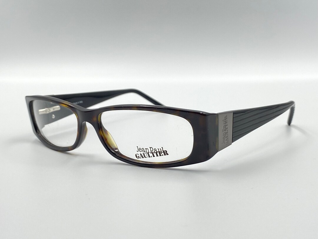 Jean Paul Gaultier VJP528 Vintage Designer Rectangle Eyeglasses, Unique ...