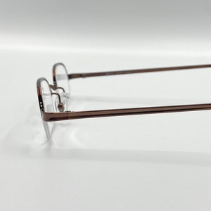 Thierry Mugler 6009 23 Vintage 90s Rare Eyeglasses, Bronze Half Rim ...