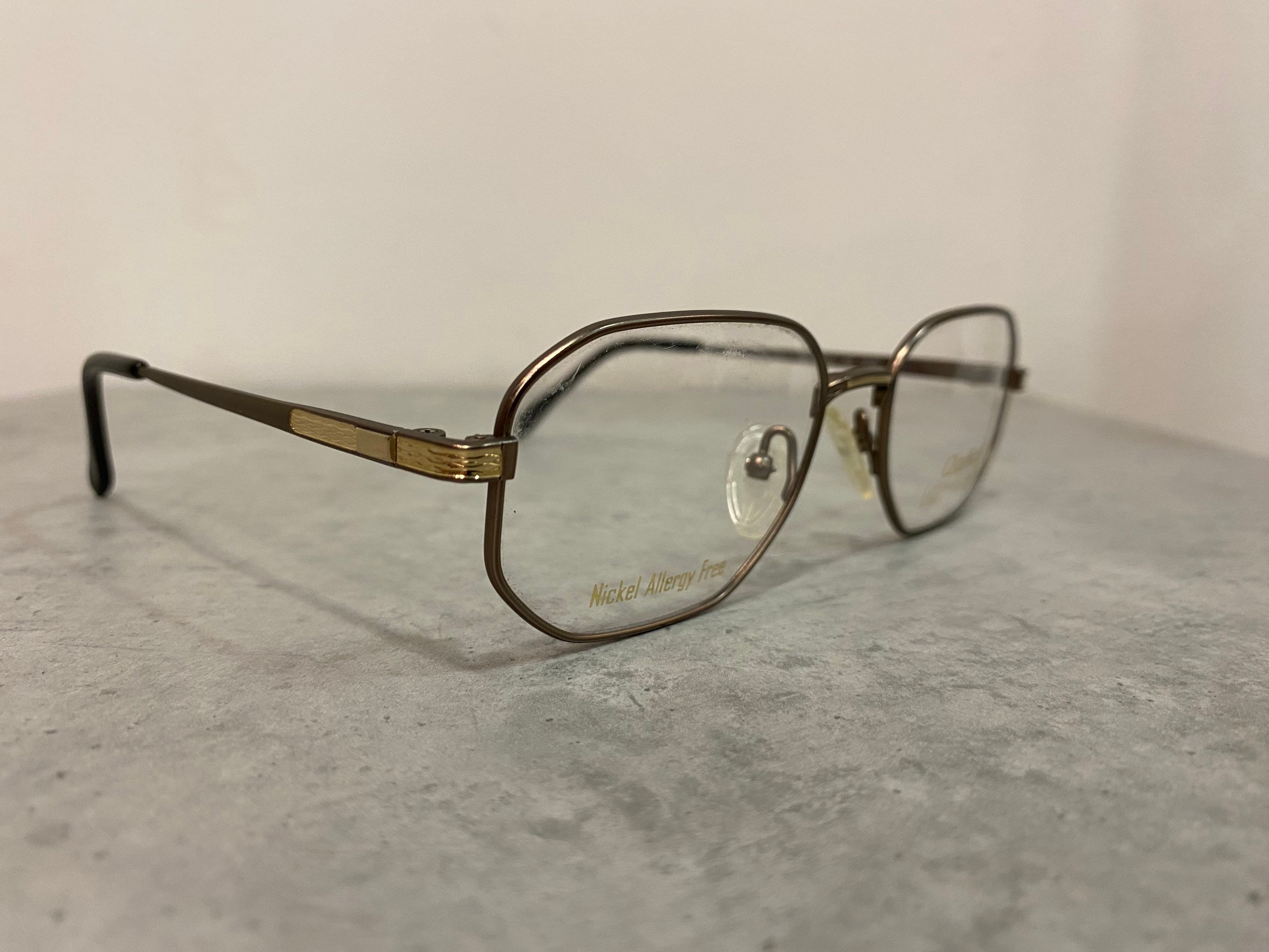 Charmant Vintage Hexagonal Eyeglasses, Unique Titanium Glasses Frame ...