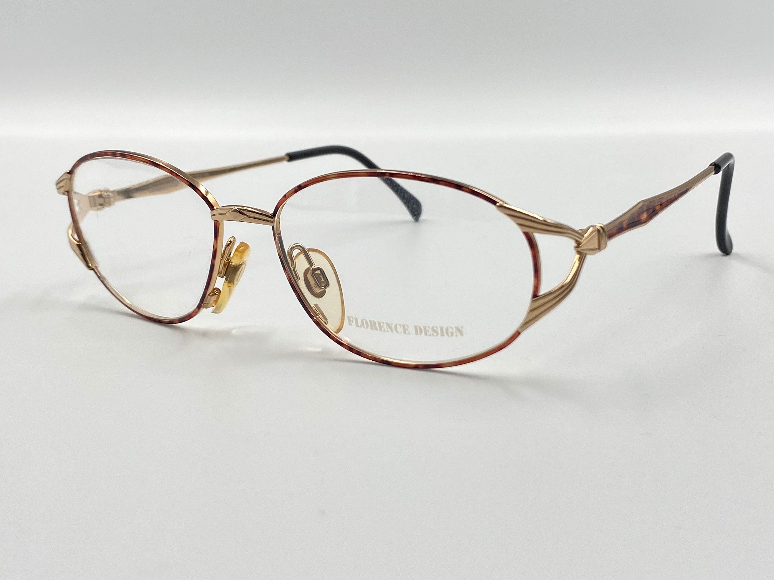 Linea Pitti Florence Design Vintage Oval Gold Eyeglasses , 80s, Mod.398 ...