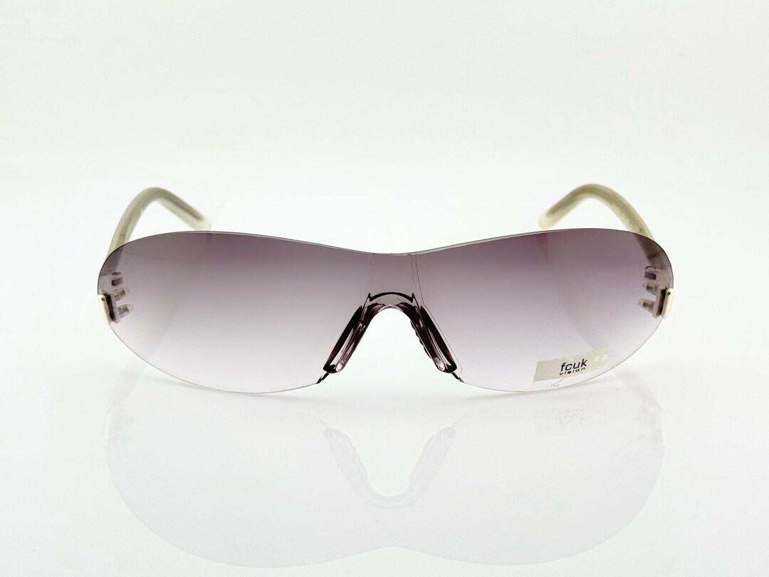 FCUK French Connection Vintage 2000s Shield Sunglasses, Men’s and Women ...