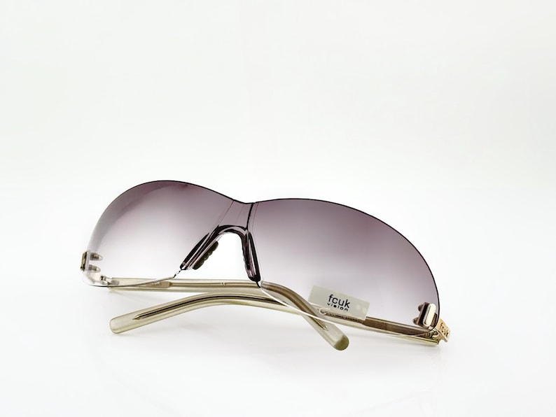 FCUK French Connection Vintage 2000s Shield Sunglasses, Men’s and Women ...