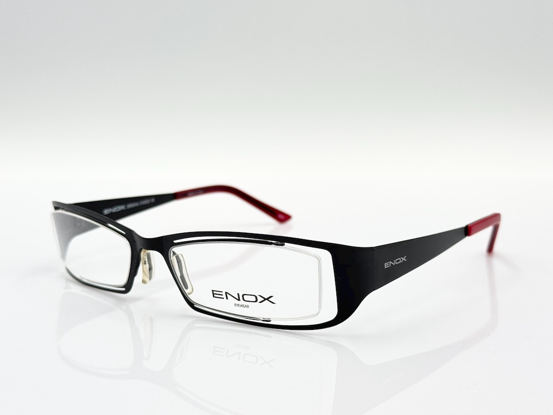 ENOX Vintage Eyeglasses, Unique Design Tech Glasses Frame, Made in ...