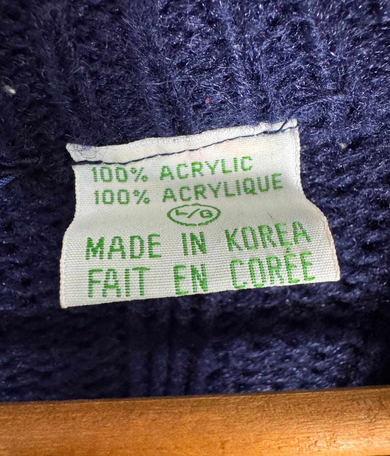 Vintage 90s Bay Club Chunky Knit Cardigan Large Fisherman Grandpa Core ...