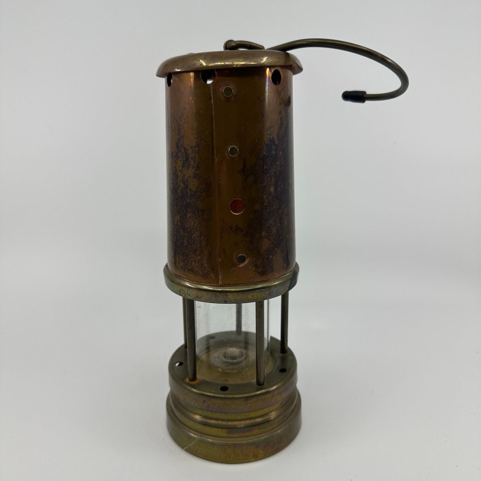 Vintage Copper & Brass Miners Lamp Ashington Colliery - Etsy