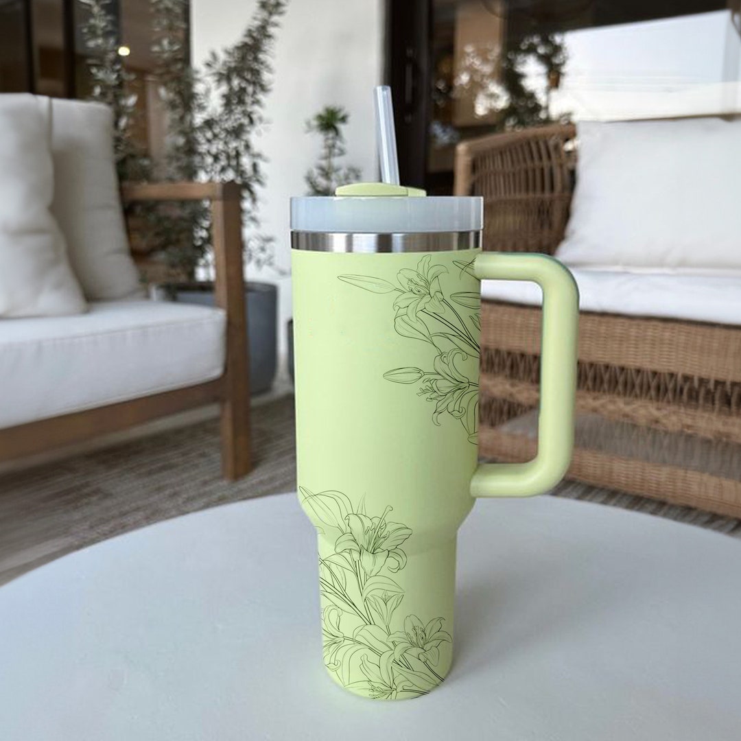 Stanley Style Cup| Insulated Engraved Cup| Gifts for Her| 40oz Travel ...