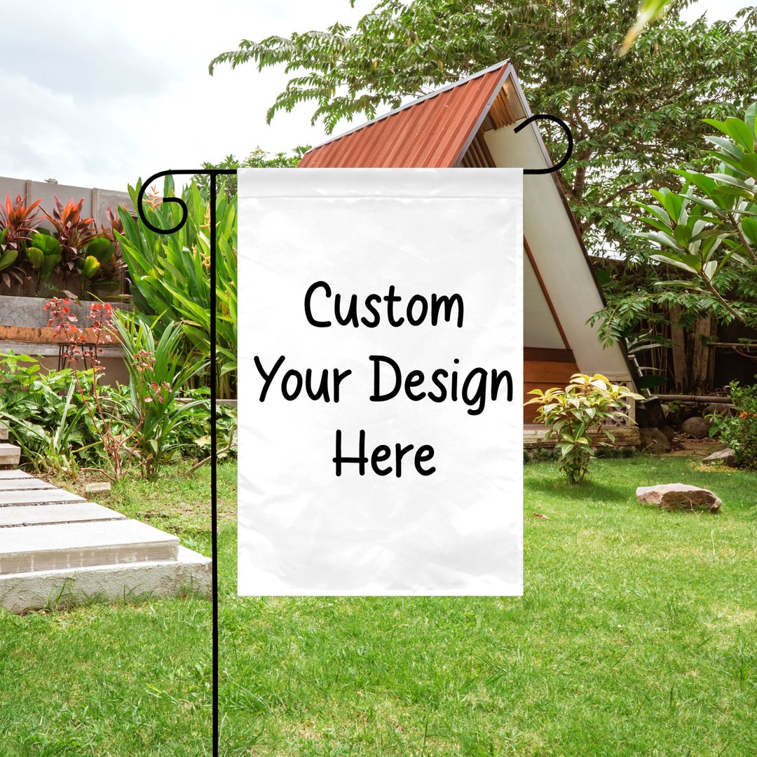 Custom Garden Flags, Yard Display, Porch Decor, Personalized Print ...
