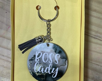 Alcohol Ink Keychain - Etsy