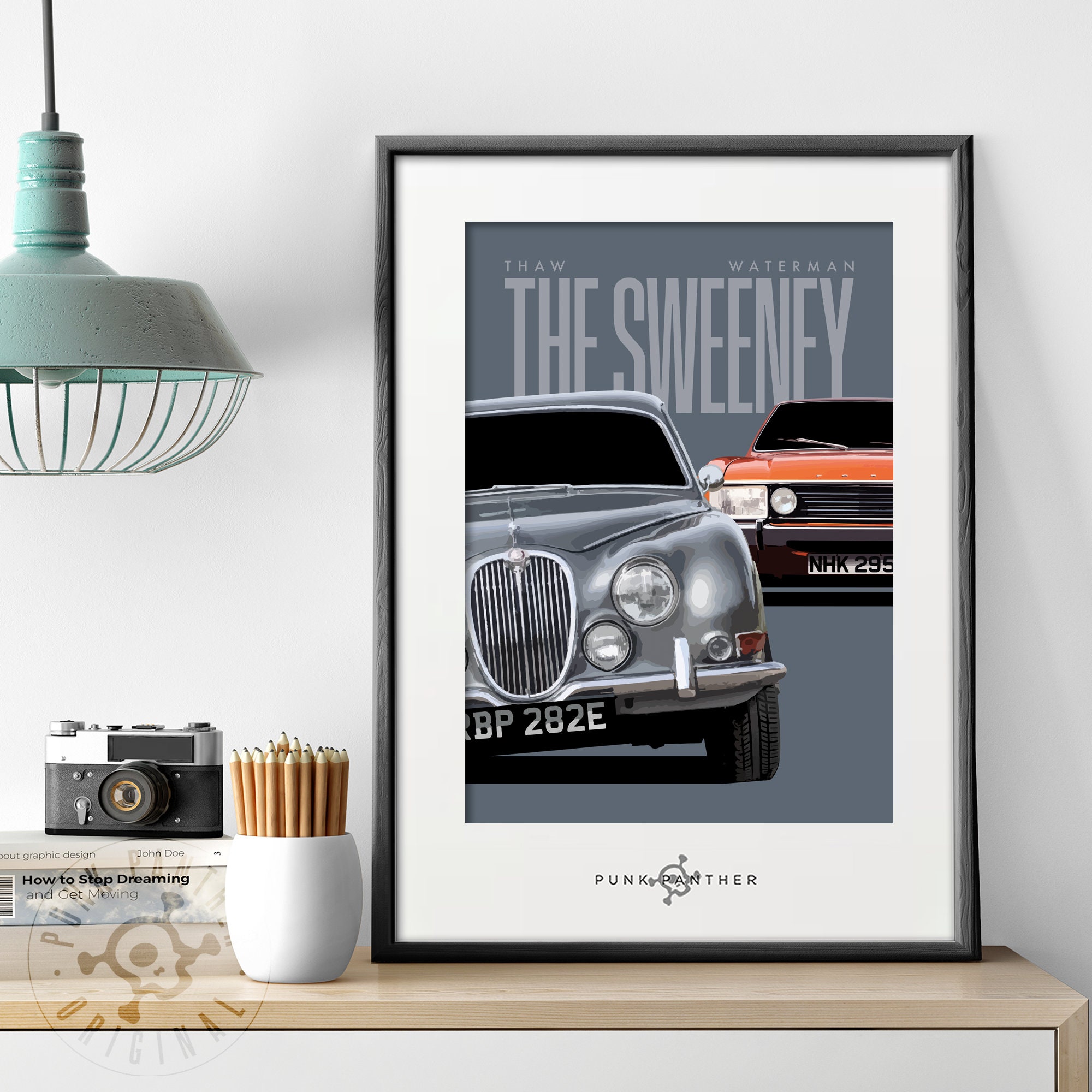 The Sweeney Poster Print Regan Classic Cars-type Jaguar - Etsy