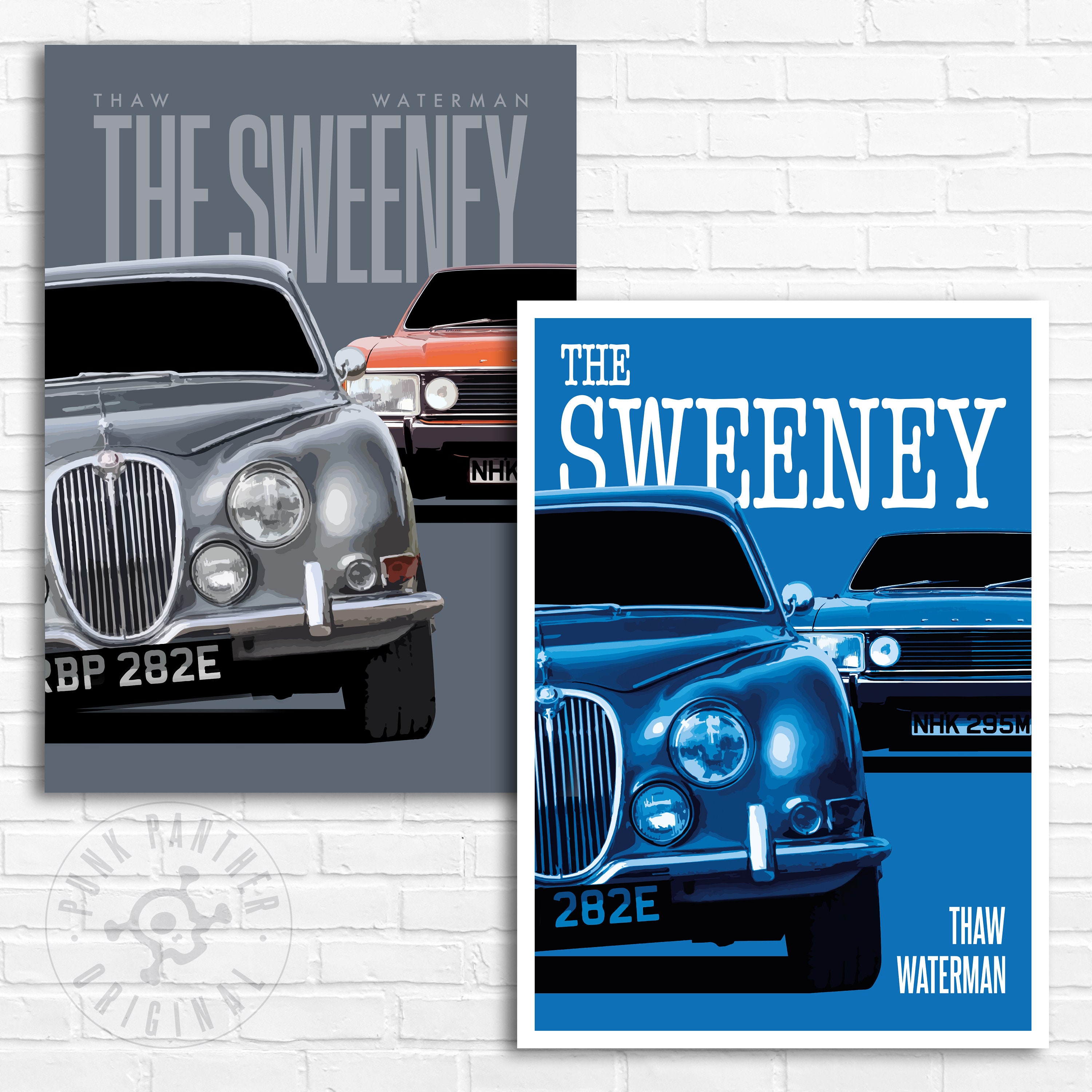 The Sweeney Poster Print Regan Classic Cars-type Jaguar - Etsy