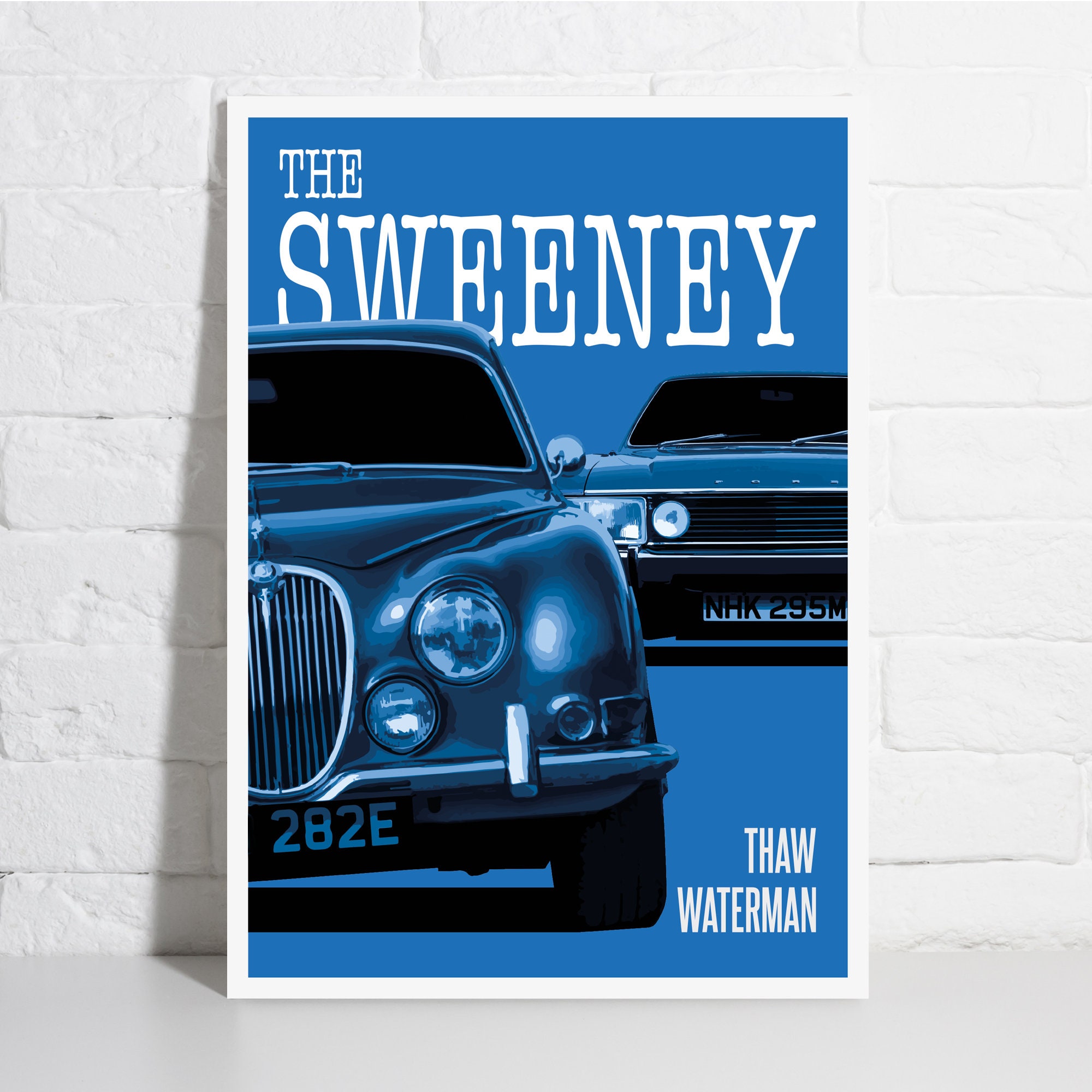 The Sweeney Poster Print Regan Classic Cars-type Jaguar - Etsy