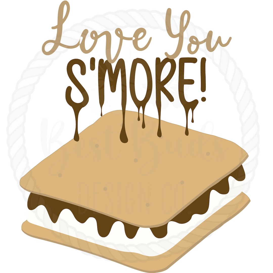 Love You Smore PNG Design - Etsy