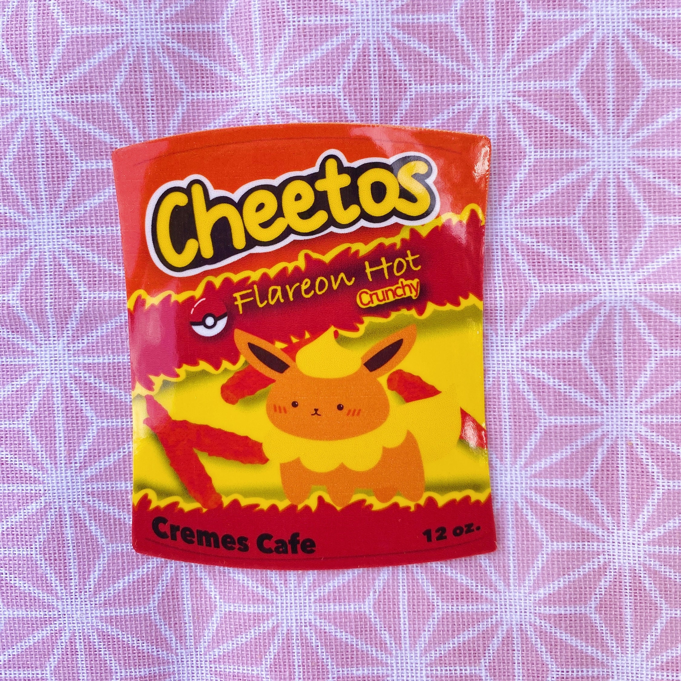 Flareon Hot Cheetos Cute Pokemon Flaming Chip Snack Glossy - Etsy