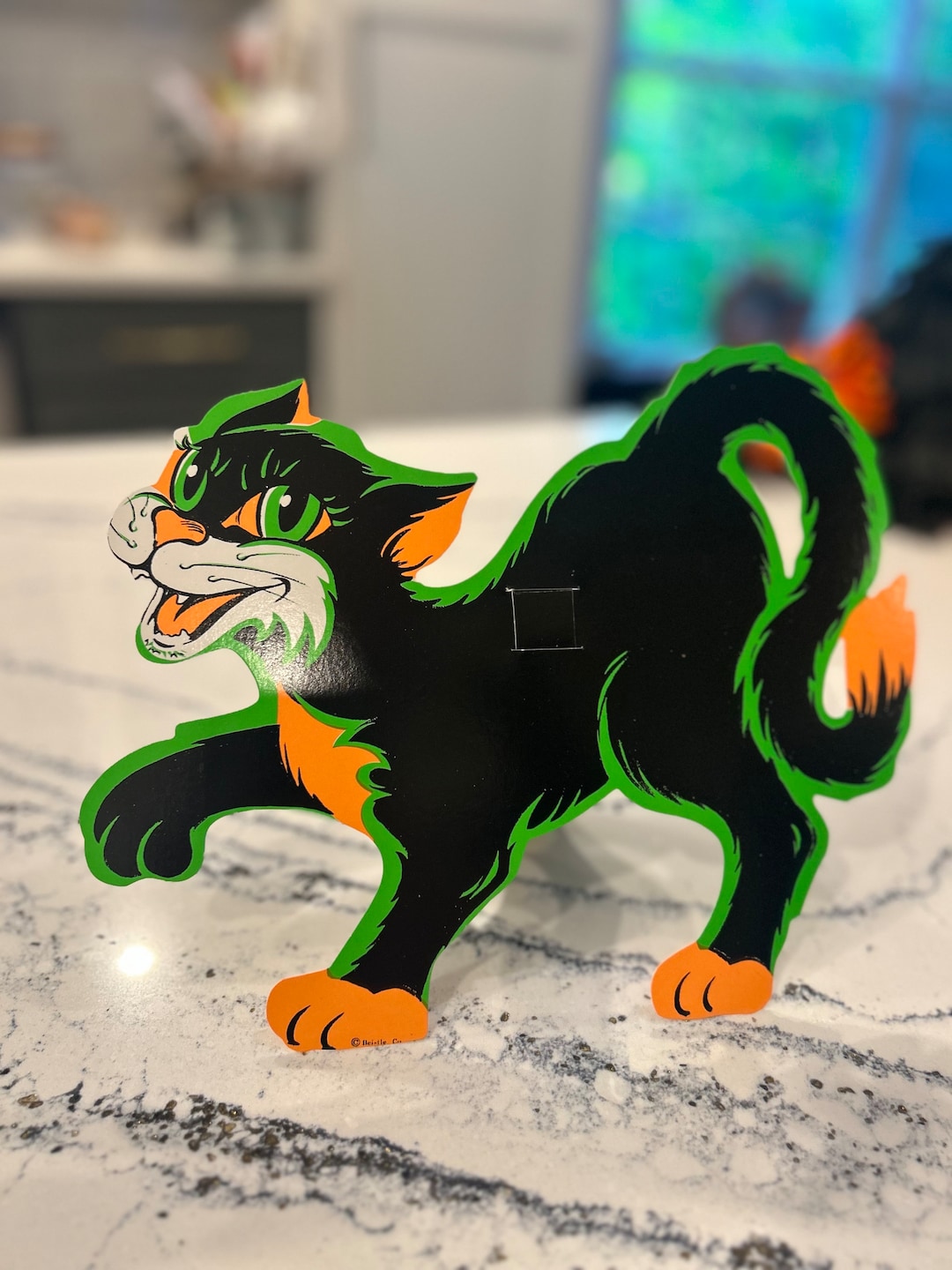 Vintage Halloween Beistle Cat 1970’s - Etsy