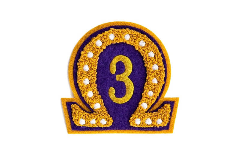 Omega Psi Phi Numbered Patches - 3.75 W X 3.25 H - Etsy