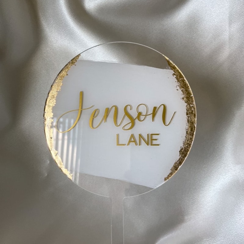 Acrylic Cake Topper - Etsy