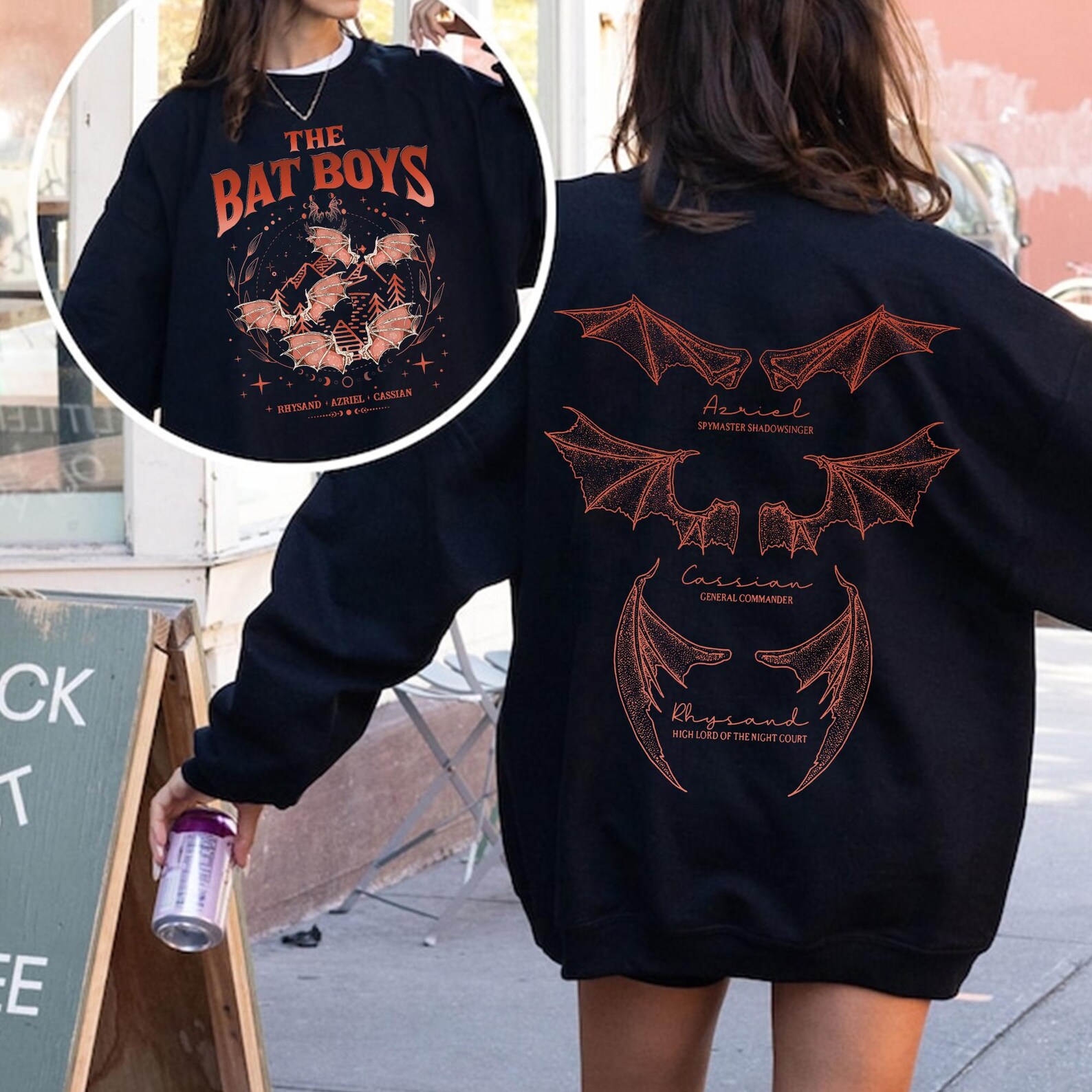 The Bat Boys Png, Vintage Acotar Bookish Png, the Night Court Illyrians ...