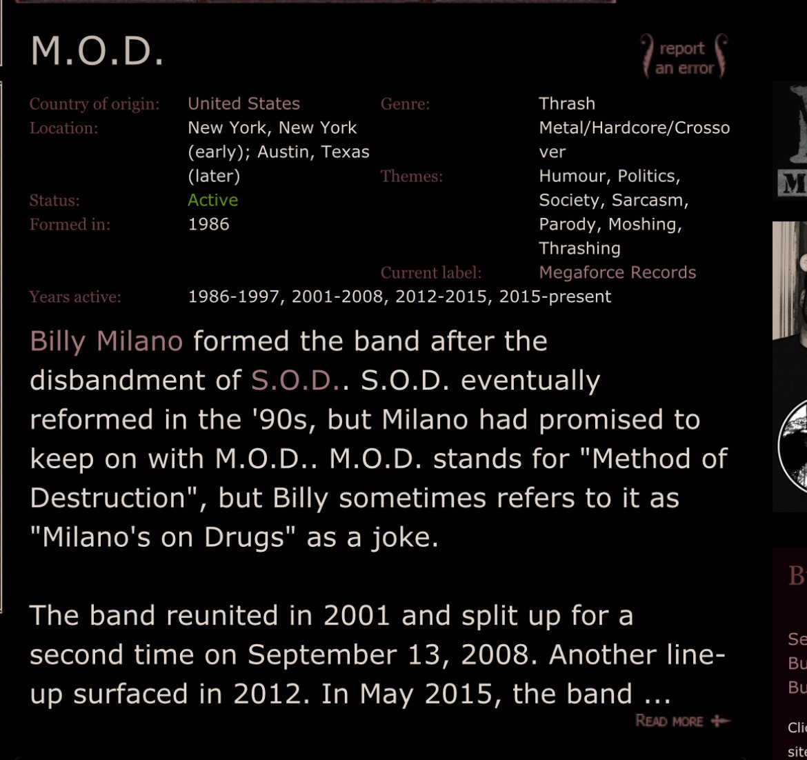 80s M.O.D method of Destruction Custom Shirt 1989 Made Into - Etsy