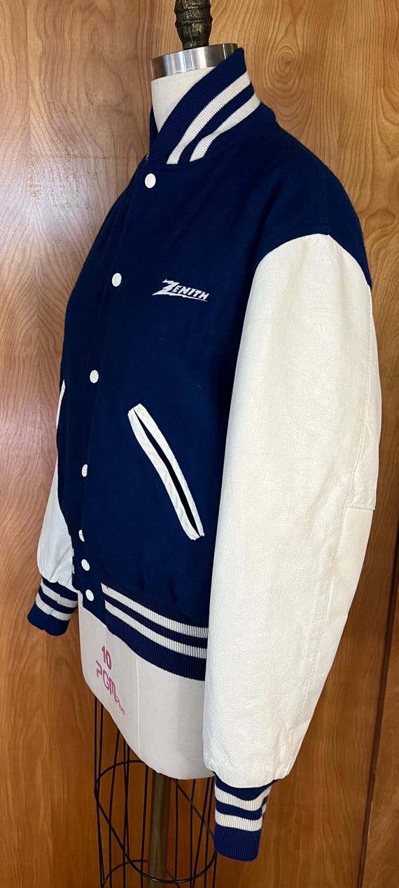 80s Letterman jacket with the embroidery Zenith by Ho… - Gem